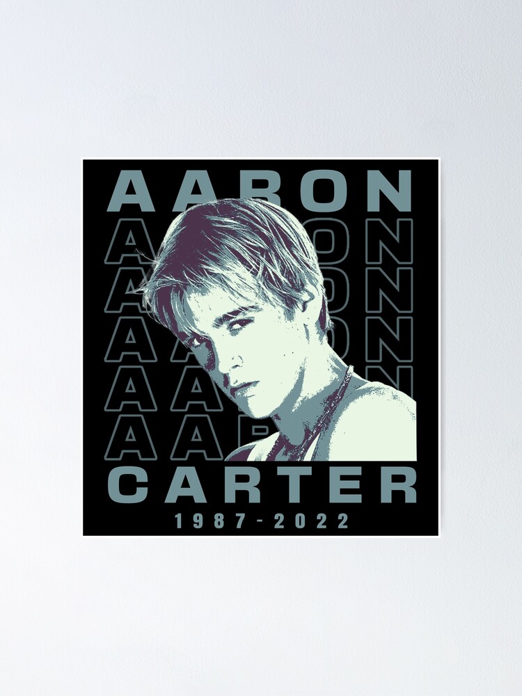 "Aaron Carter" Poster for Sale by millashadow | Redbubble