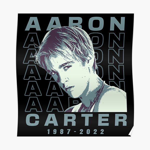 "Aaron Carter" Poster for Sale by millashadow | Redbubble