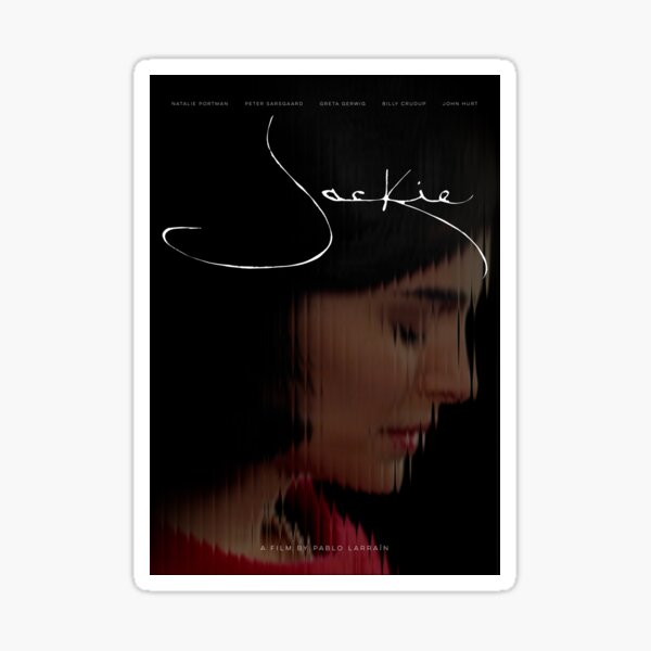 "jackie" Sticker for Sale by edisr00 | Redbubble