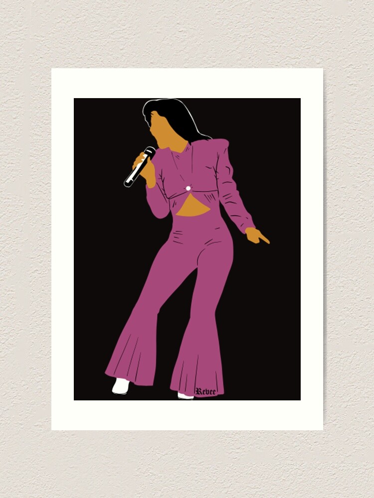"selena quintanilla look" Art Print for Sale by stokeyra | Redbubble