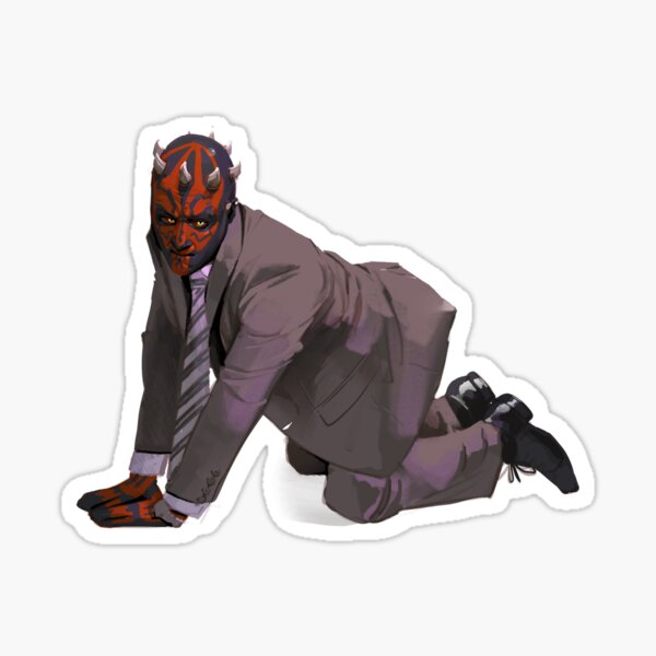 "Better call Maul" Sticker for Sale by SixLeggedBoar | Redbubble
