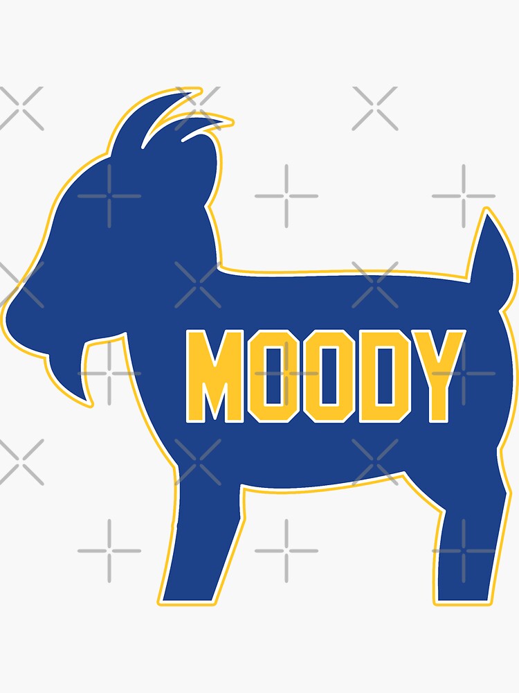 "Moses Moody Number 4 GOAT!" Sticker for Sale by RedPremium | Redbubble
