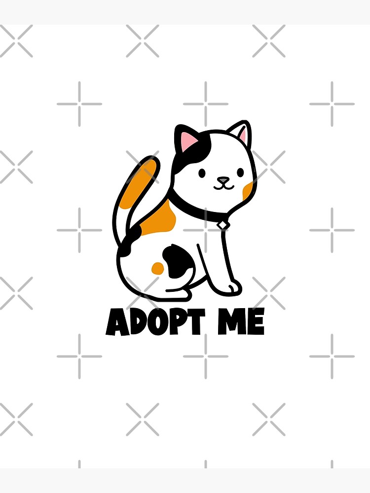 "Adopt me wall" Poster for Sale by BegumsArt | Redbubble
