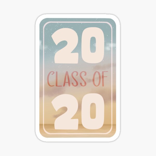 "Class of 2020" Sticker for Sale by Zephyr-Studio | Redbubble