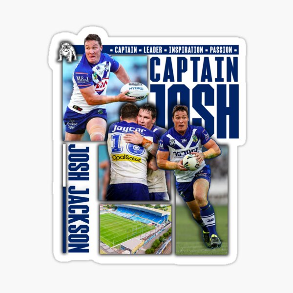 "Josh Jackson Design - NRL Bulldogs Art" Sticker for Sale by ...