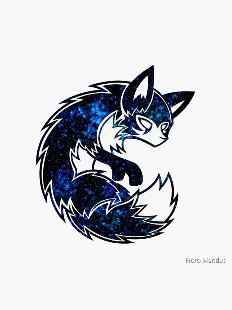 "fox logo" Sticker for Sale by Mendut1 | Redbubble