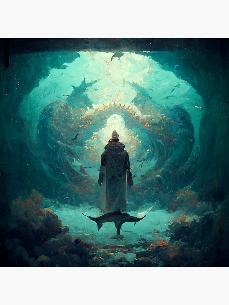 "god of shark" Sticker for Sale by shrineshop | Redbubble