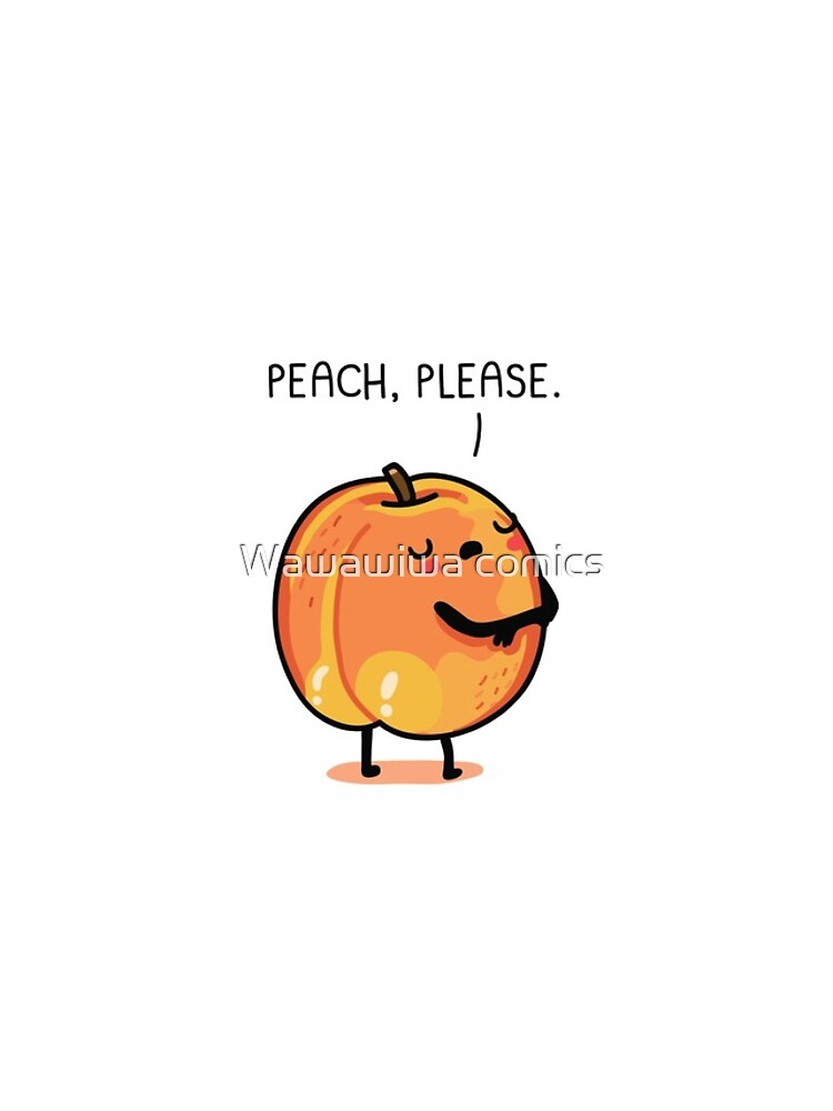 "Peach, please" iPhone Case for Sale by AndresColmenare | Redbubble