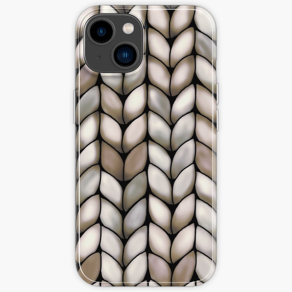 "Chunky Latte Knit" iPhone Case for Sale by karin | Redbubble