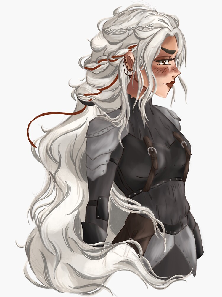 "Manon (transparent)" Sticker by CoralieRenards | Redbubble