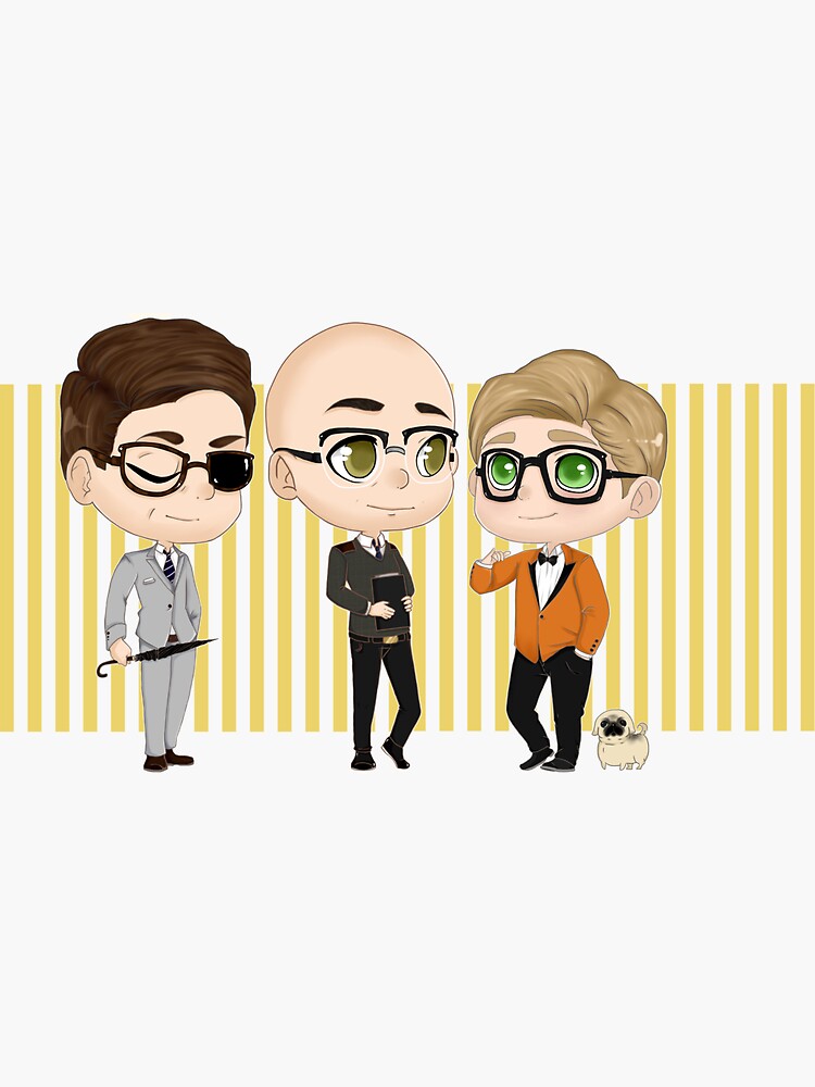 "Kingsman" Sticker for Sale by Shadowdark1 | Redbubble
