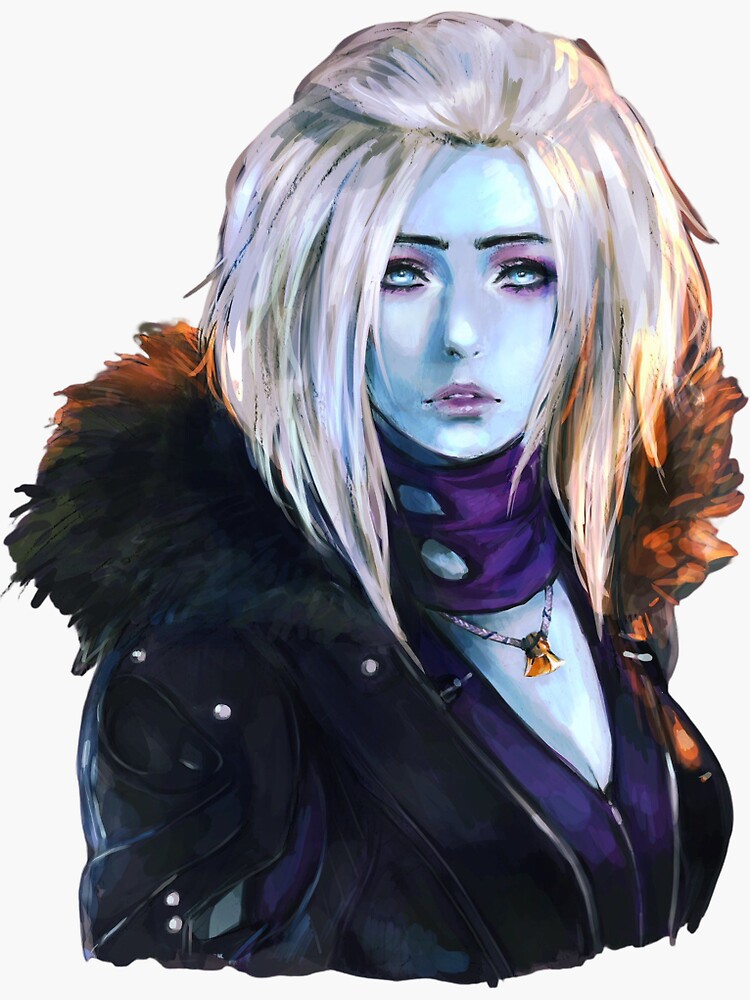 "Mara Sov : Queen of the Reef" Sticker for Sale by StellarAIdesign ...