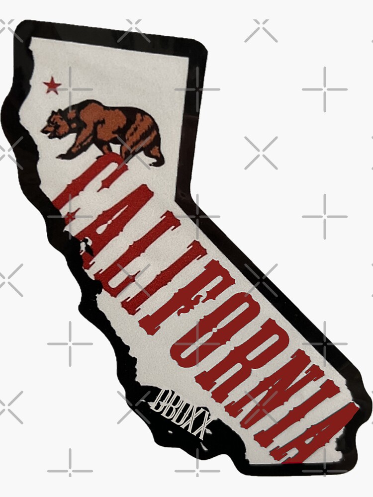"California Bear" Sticker for Sale by DBDXX | Redbubble