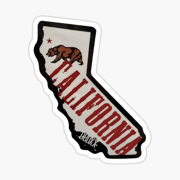 "California Bear" Sticker for Sale by DBDXX | Redbubble
