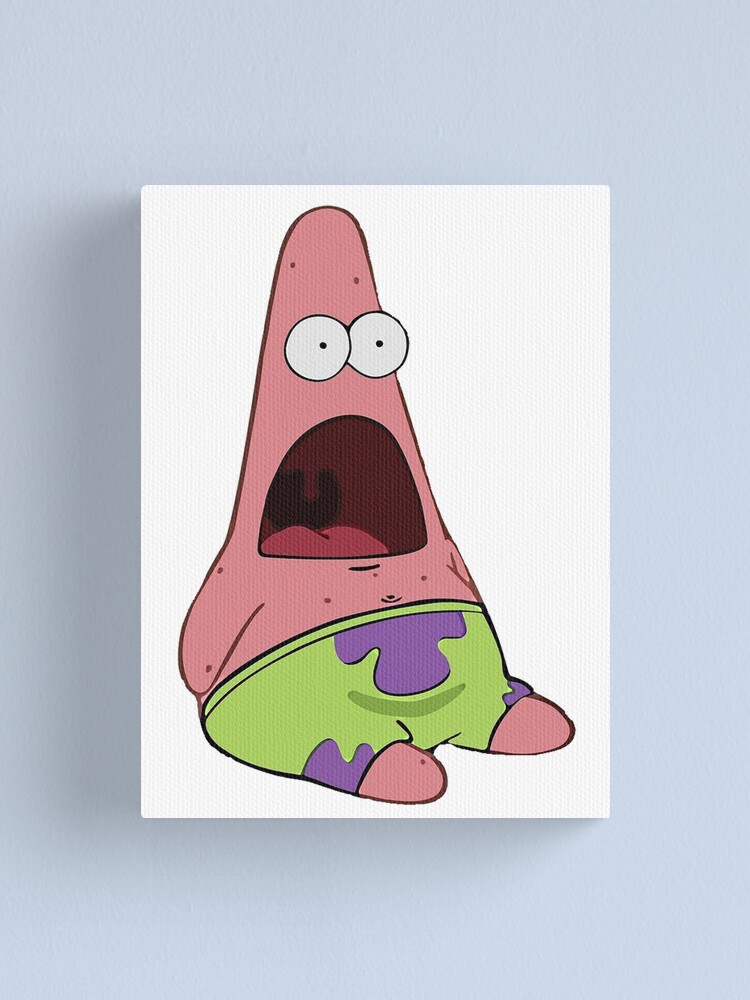 "Patrick meme" Canvas Print by yakovisg | Redbubble