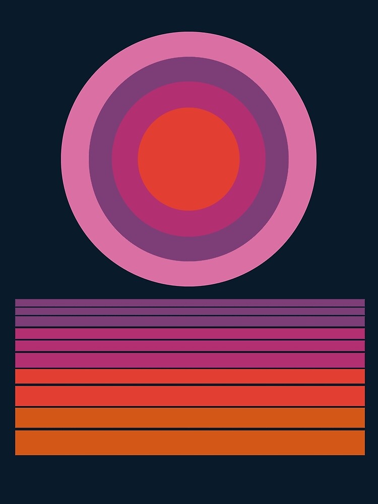 "Dope - sunset vibes socal 70s inspired retro vintage abstract sunrise ...
