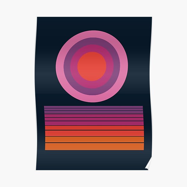 "Dope - sunset vibes socal 70s inspired retro vintage abstract sunrise ...