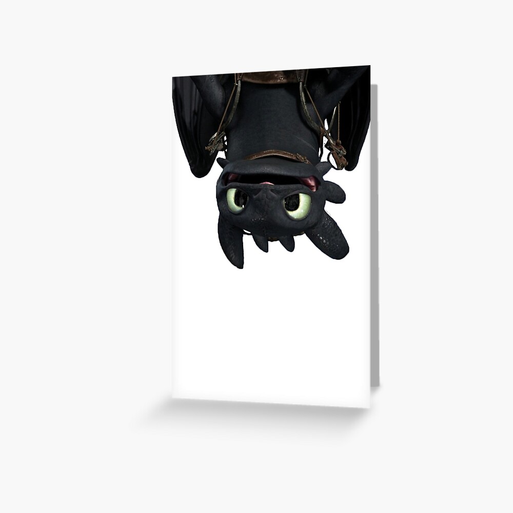 "Toothless" Greeting Card for Sale by francybonzi | Redbubble