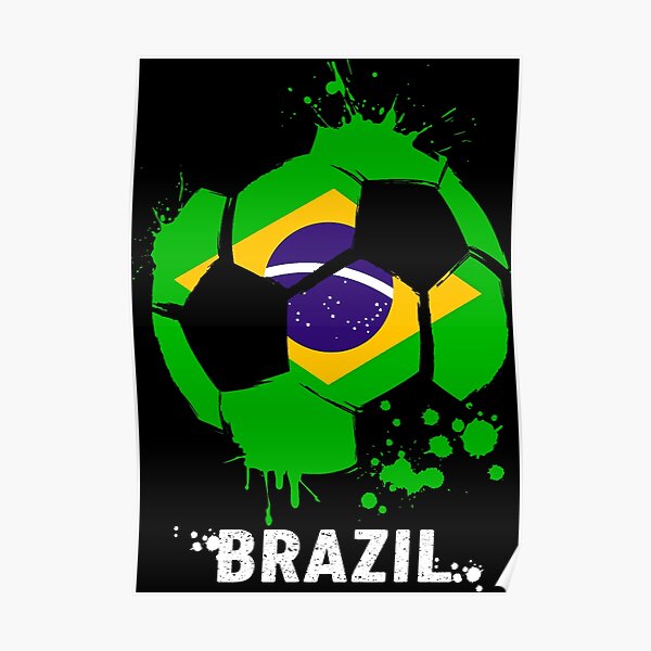 "Brazil Football World Cup" Poster for Sale by TerryDewitt | Redbubble
