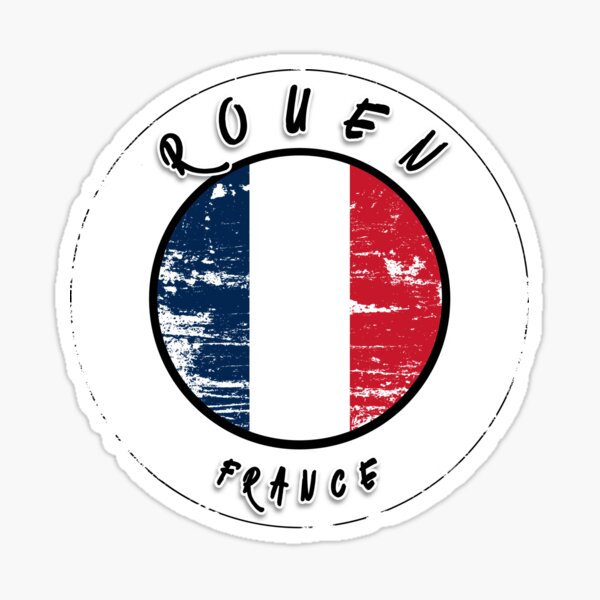 "Rouen France Vintage" Sticker for Sale by TravelPenguin | Redbubble