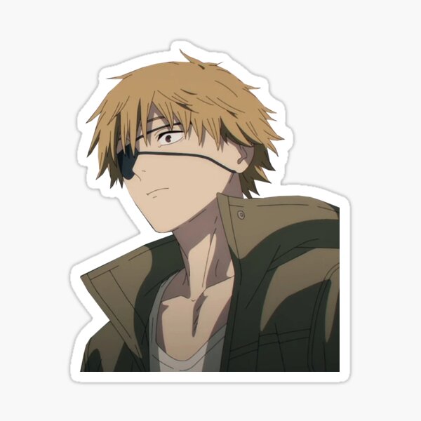 "Denji (Chainsaw Man)" Sticker for Sale by kawaiicrossing | Redbubble