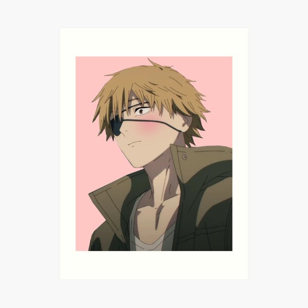 "Blushing Denji (Chainsaw Man)" Art Print for Sale by kawaiicrossing ...