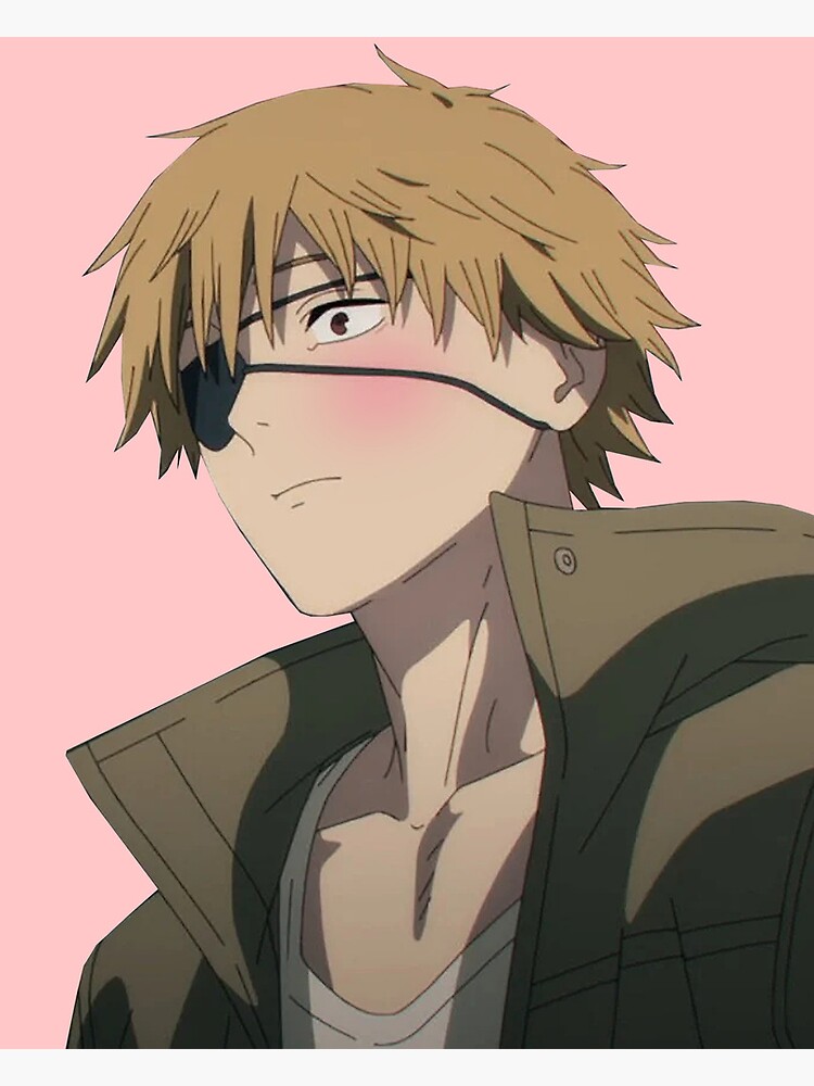 "Blushing Denji (Chainsaw Man)" Art Print for Sale by kawaiicrossing ...