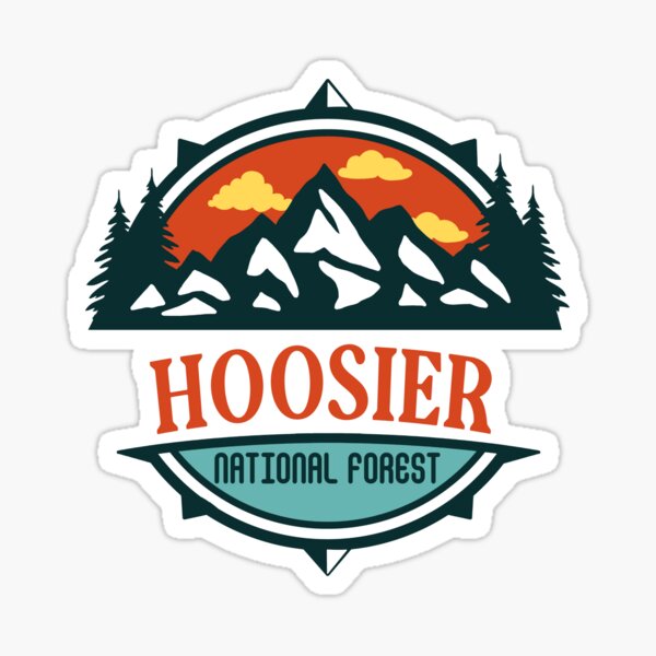 "Hoosier National Forest" Sticker for Sale by Road-tees | Redbubble