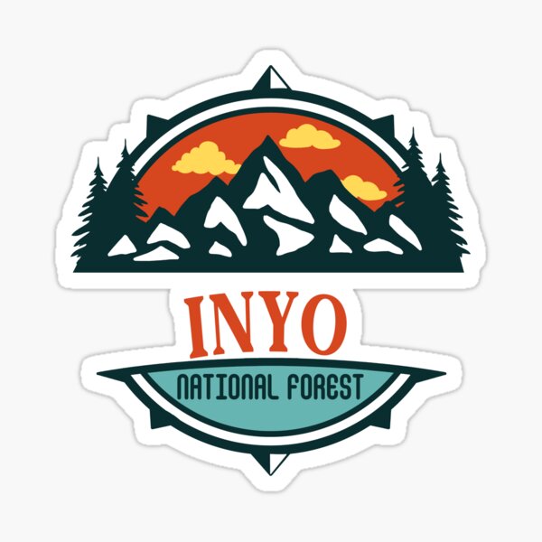 "Inyo National Forest" Sticker for Sale by Road-tees | Redbubble