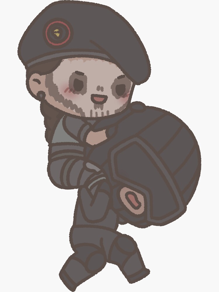 "Caveira and Recruit" Sticker for Sale by Mellinda-FF | Redbubble
