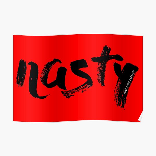 "Nasty" Poster by jinkiesart | Redbubble