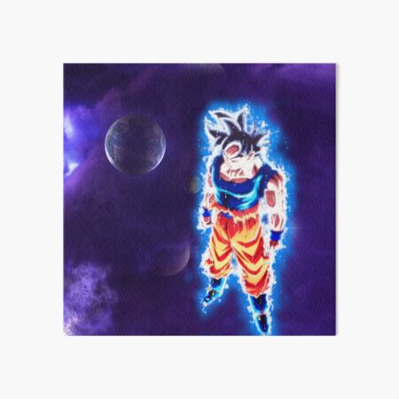 "Dragon Ball Super Goku ultra instinct final form" Art Board Print for ...