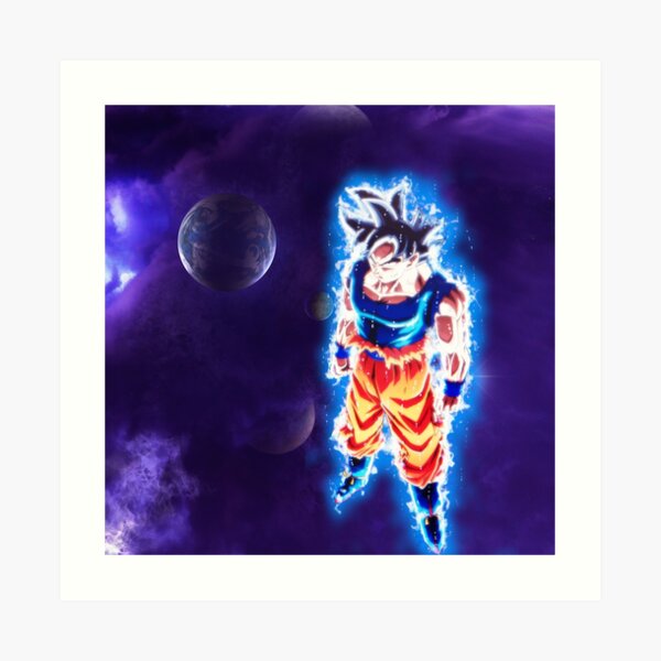 "Dragon Ball Super Goku ultra instinct final form" Art Print for Sale ...