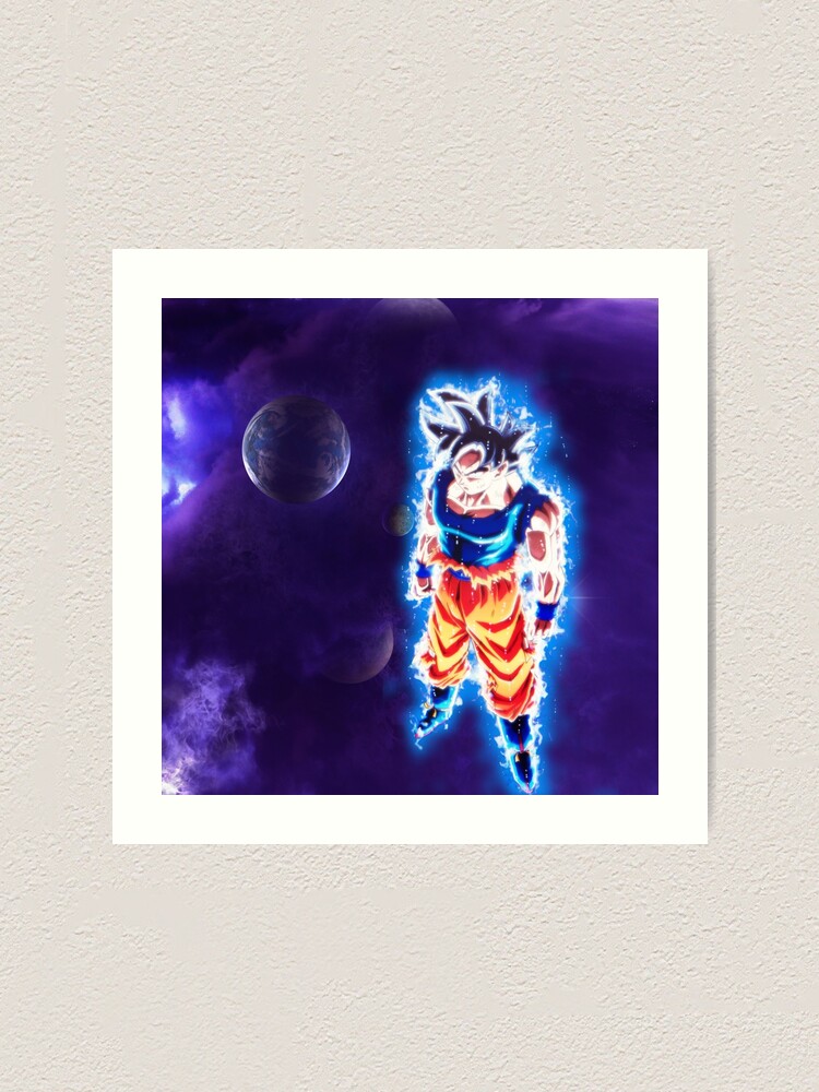 "Dragon Ball Super Goku ultra instinct final form" Art Print for Sale ...