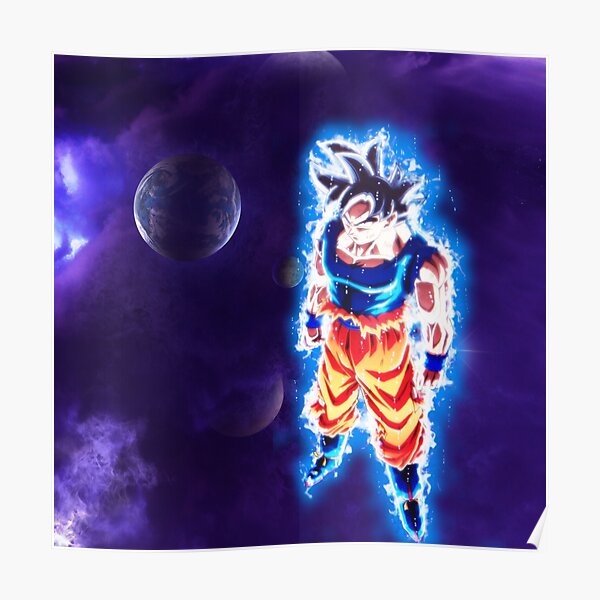 "Dragon Ball Super Goku ultra instinct final form" Poster for Sale by ...