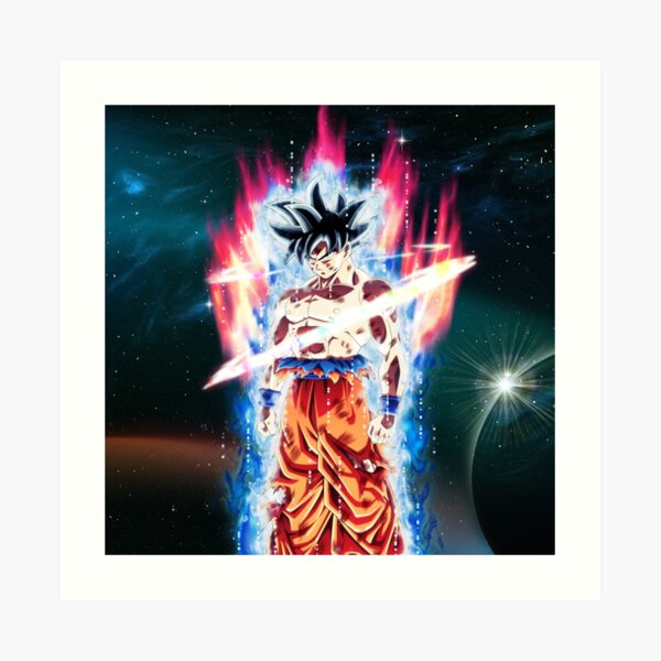 " Dragon Ball Super Goku ultra instinct final form" Art Print for Sale ...