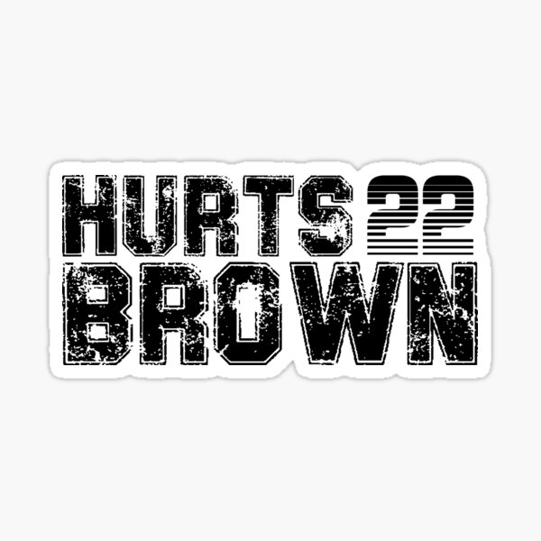 "Hurts Brown 22" Sticker for Sale by Komelyos | Redbubble