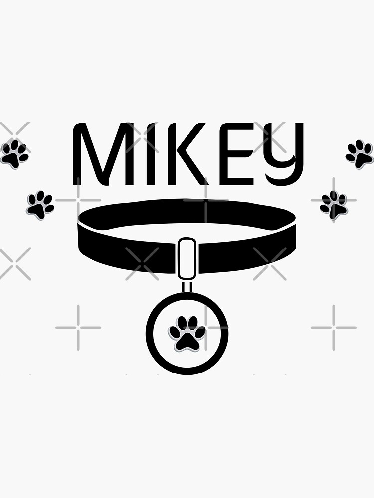 "MIKEY Pet's Name - My cat's name is MIKEY - MIKEY cat's Name" Sticker ...