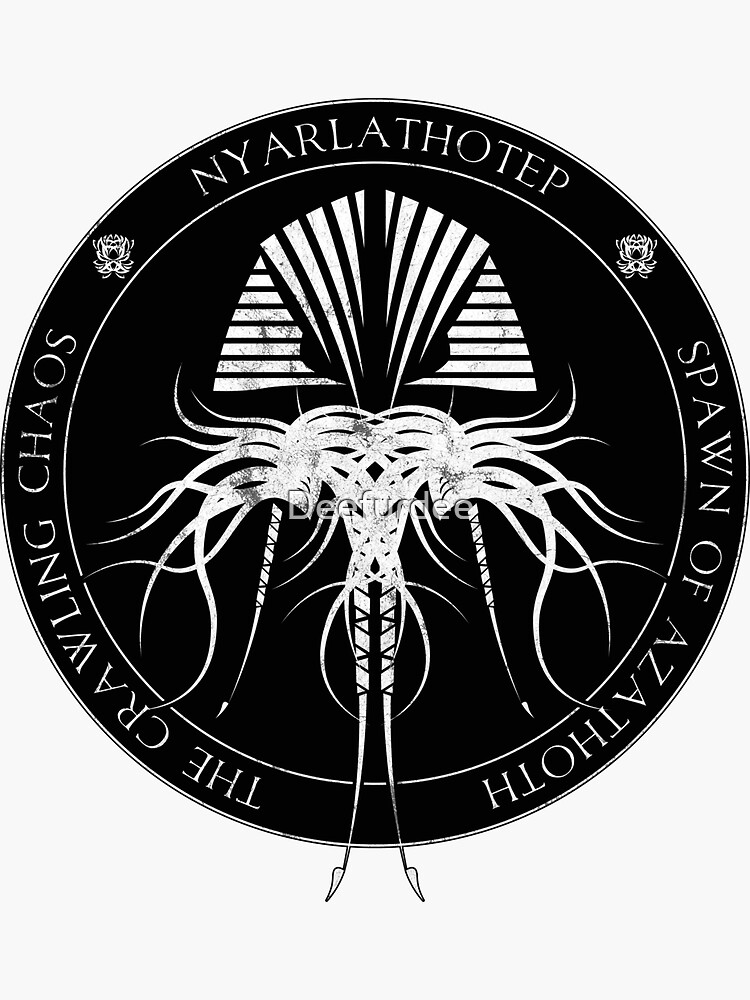 "Nyarlathotep Sigil" Sticker for Sale by Deefurdee | Redbubble