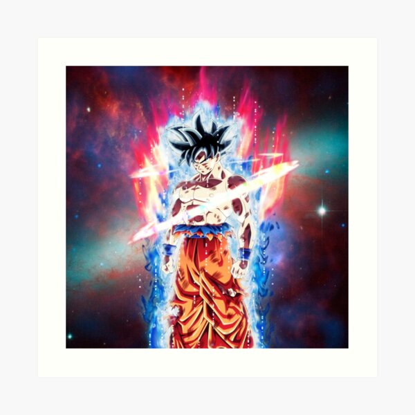 "Dragon Ball Super Goku ultra instinct final form" Art Print for Sale ...