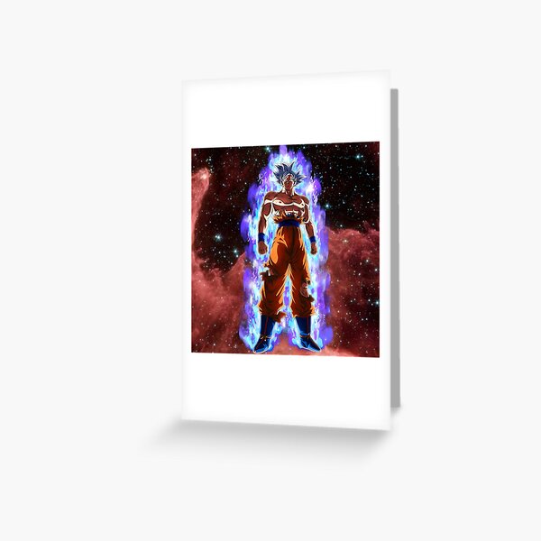 "Dragon Ball Super Goku ultra instinct final form" Greeting Card for ...