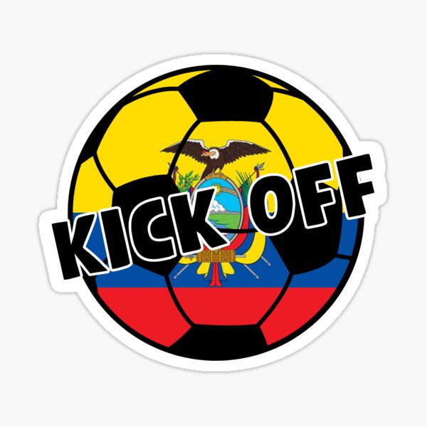 "Ecuador Kick Off" Sticker for Sale by Zephyr-Studio | Redbubble