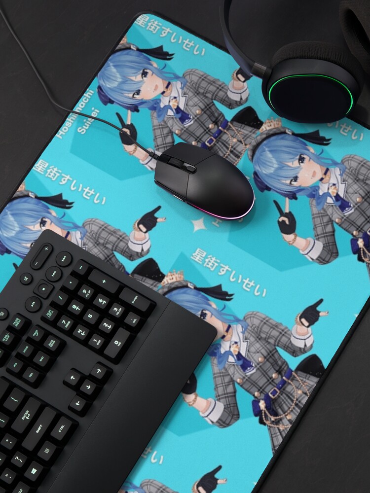 "Hoshimachi Suisei Hololive Virtual Youtuber Vtuber 星街すいせい" Mouse Pad ...