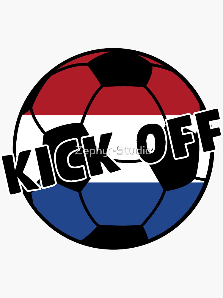 "Netherlands Kick Off" Sticker for Sale by Zephyr-Studio | Redbubble