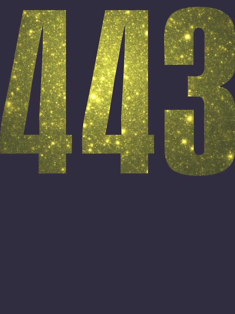 "443 Baltimore [Gilded Galaxy] | Phone Area Code Shirts Stickers" T ...