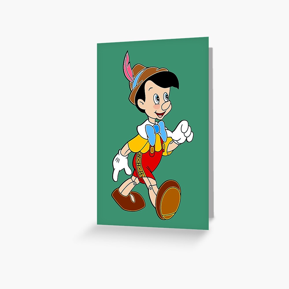 "Pinocchio" Greeting Card for Sale by Czerra | Redbubble