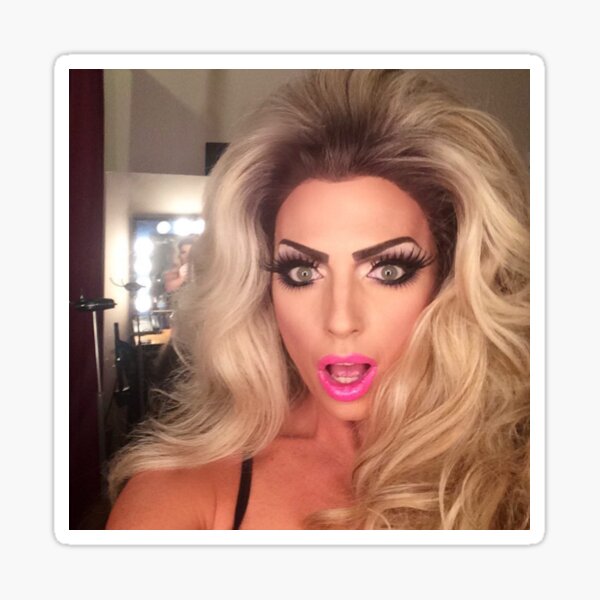 "Alyssa Edwards" Sticker by natalie-bags | Redbubble