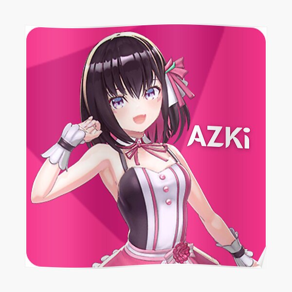 "AZKi diva Hololive Virtual Youtuber Vtuber" Poster for Sale by ...