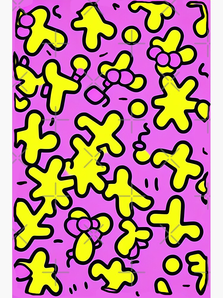 "Hello Kitty x Keith Haring Party" Sticker for Sale by xanthesdad ...