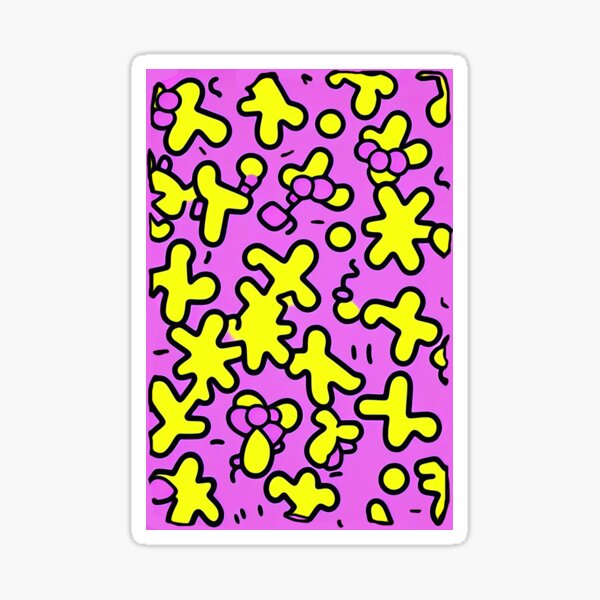 "Hello Kitty x Keith Haring Party" Sticker for Sale by xanthesdad ...